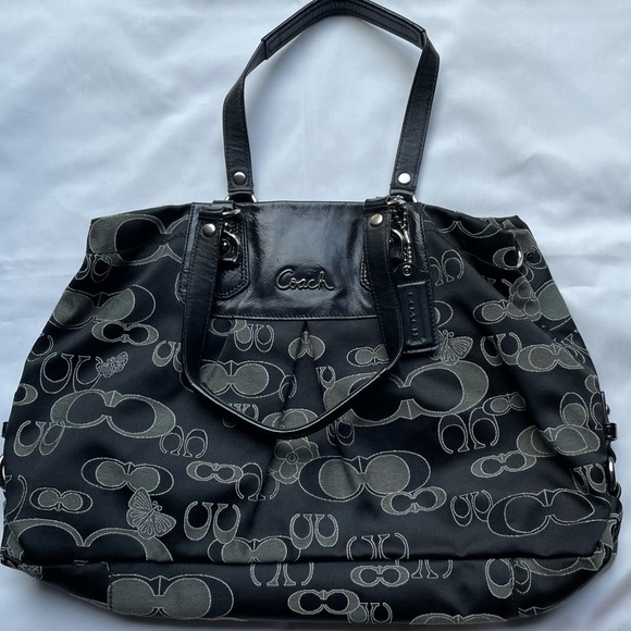 Coach | Bags | Coach Ashley Signature Carryall Crossbody Strap | Poshmark